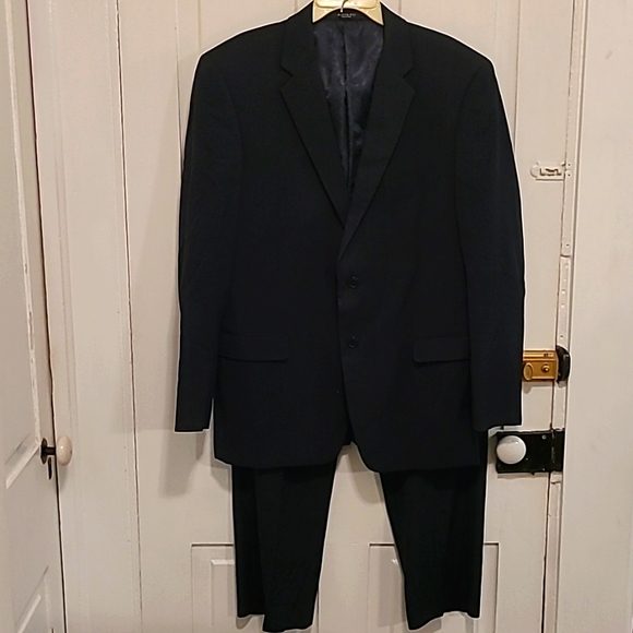 Adolfo | Suits & Blazers | Adolfo Navy Full Suit | Poshmark